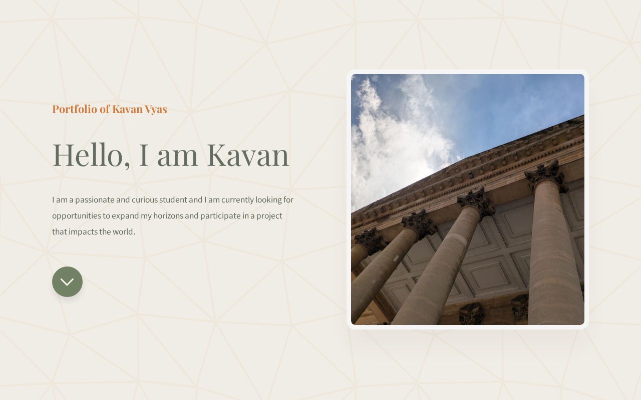 Portfolio of Kavan Vyas